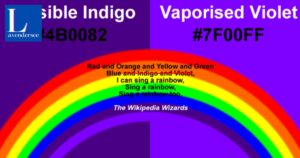 Indigo Vs Violet [Rainbow Colours] step by step guide